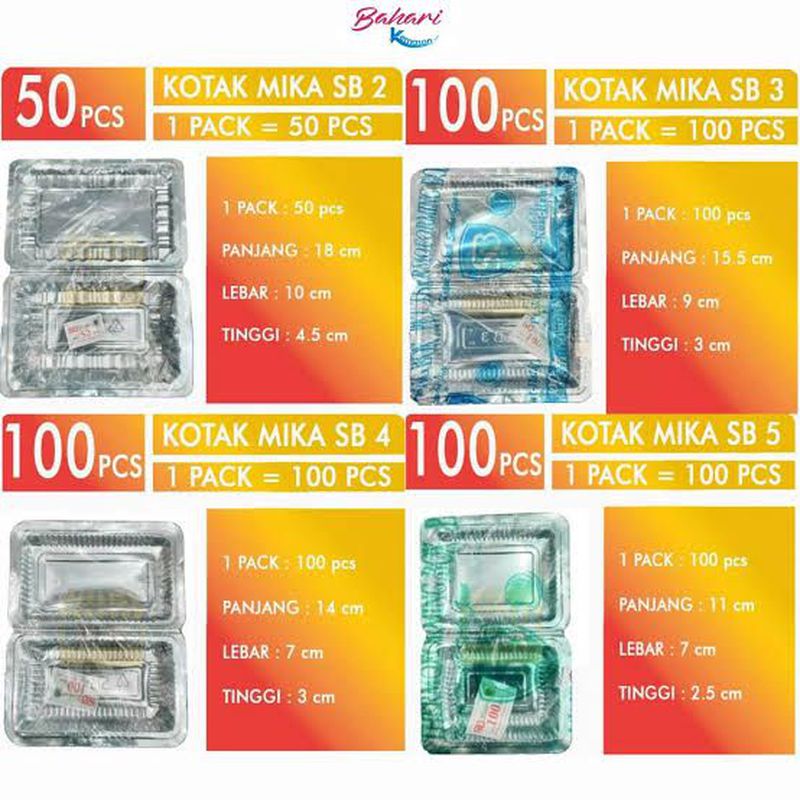 Box mika Mega-2A & 3x plastik - 3x Isi 100