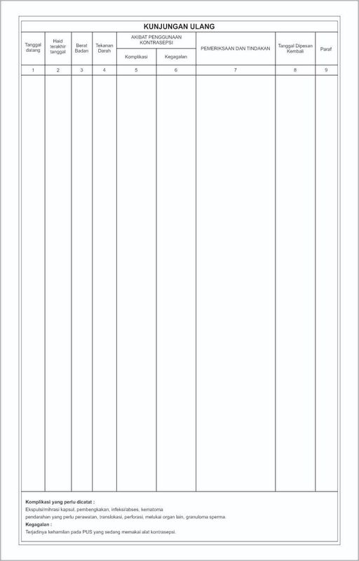 Form RM KB Lanjutan Pus Godean 1