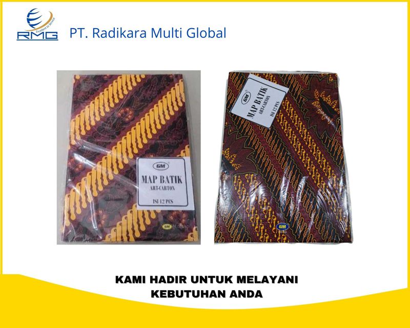 Map Batik Karton Merk GM (1 Lusin)