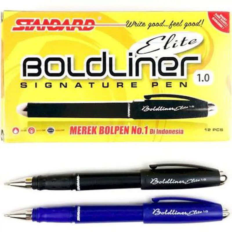 Ballpoint Standard Boldliner - Biru
