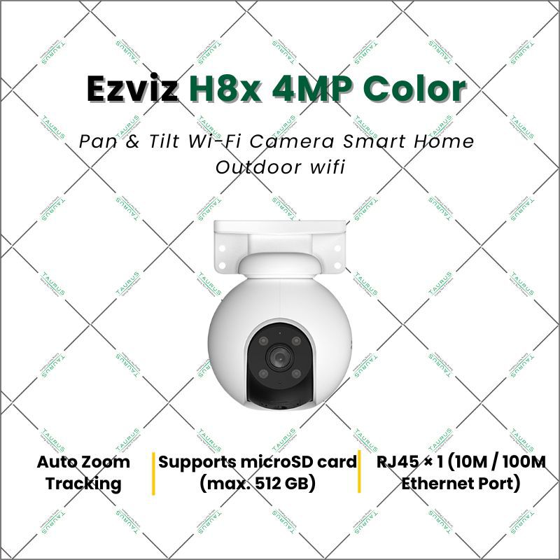 Ezviz H8x 4MP/2K+ ColorNight Full Pan & Tilt Wi-Fi Camera