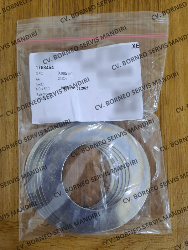 SHIM BAJA BUCKET EXCA MINI 305 TEBAL 0,5MM PN. 176-8464 ORI CAT