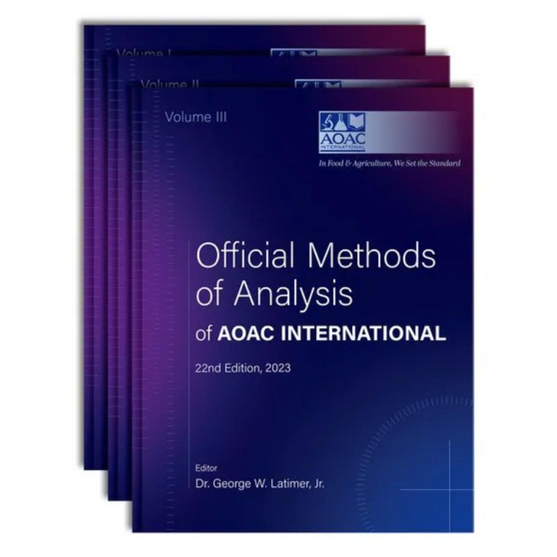 Buku Official Methods of Analysis of AOAC International 22nd Ed 2023