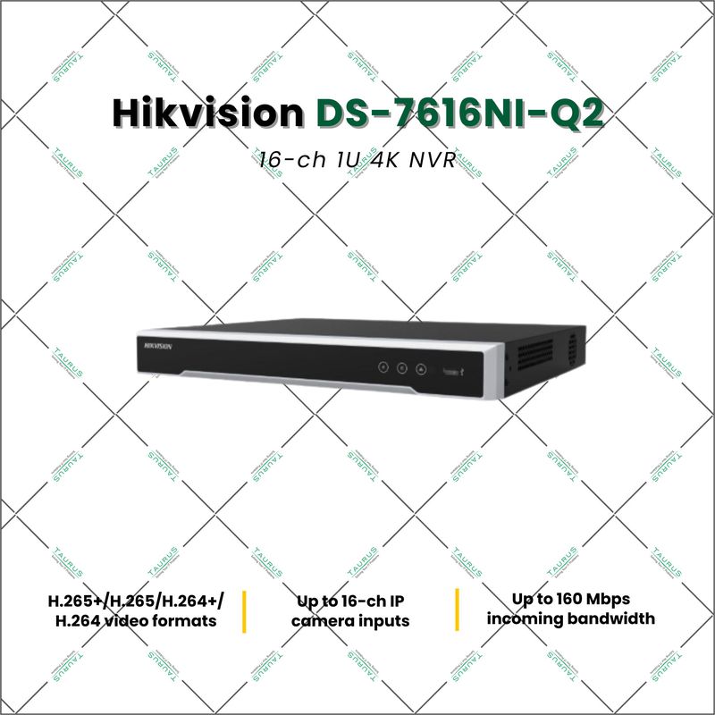 Hikvision DS-7616NI-Q2 16 Channel NVR Network Video Recorder for CCTV
