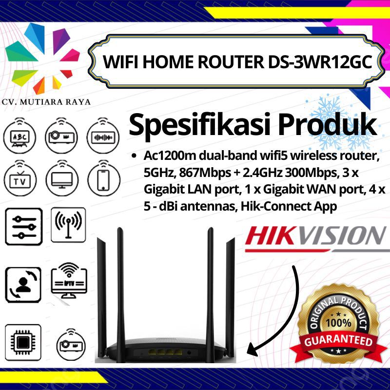 WIFI HOME ROUTER DS-3WR12GC