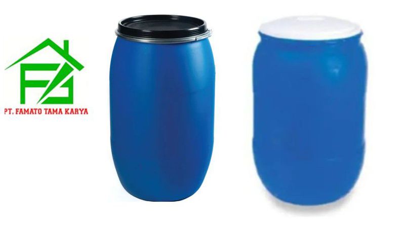 Tong Sampah Biru Kapasitas 60 Liter