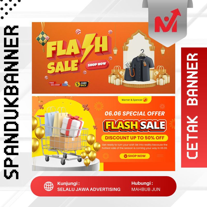 Cetak Spanduk Banner event Promosi Produk