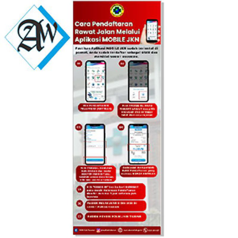 Roll Banner Pendaftaran Mobil JKN