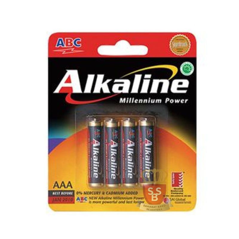 BATERAI ALKALINE AA ISI 4