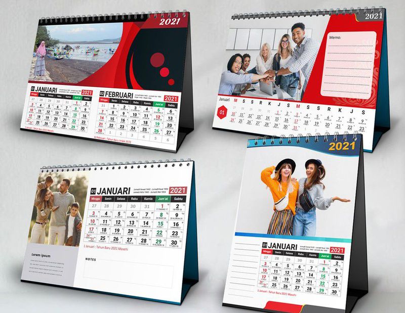 KALENDER Meja dengan berbagai ukuran/Custom