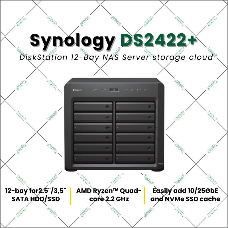 Synology DS2422+ DiskStation 12-Bay NAS Server storage cloud