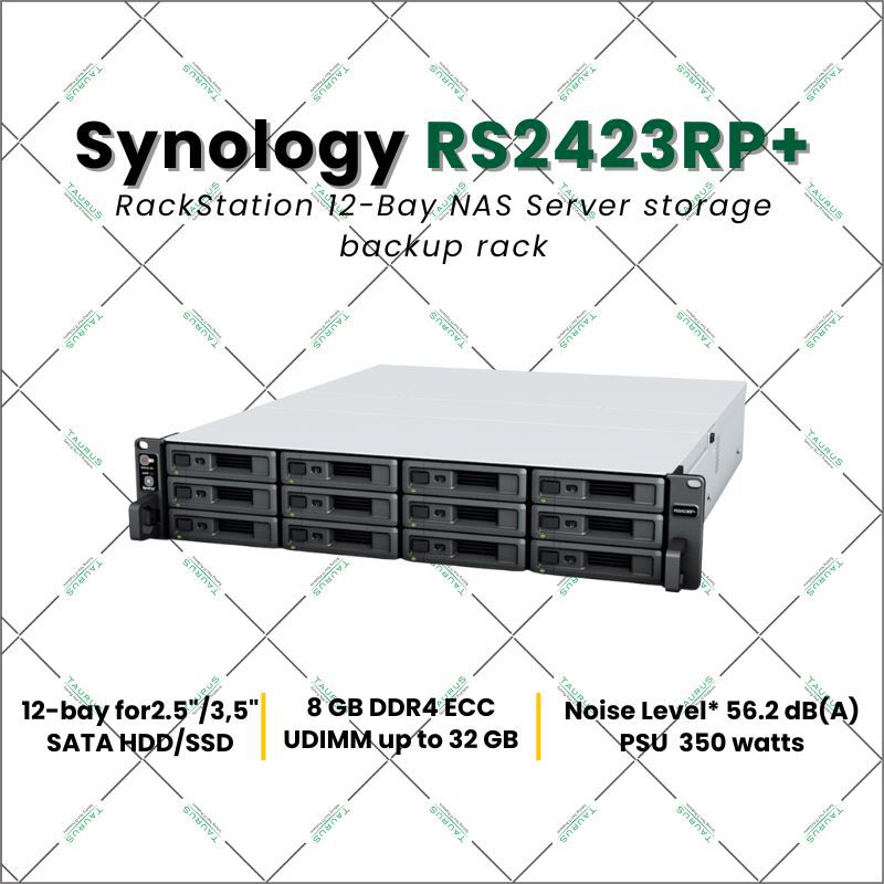 Synology RS2423RP+ RackStation 12-Bay NAS Server storage backup rack