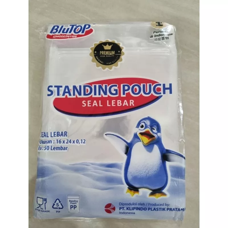 Plastik Standing Pouch 16x24