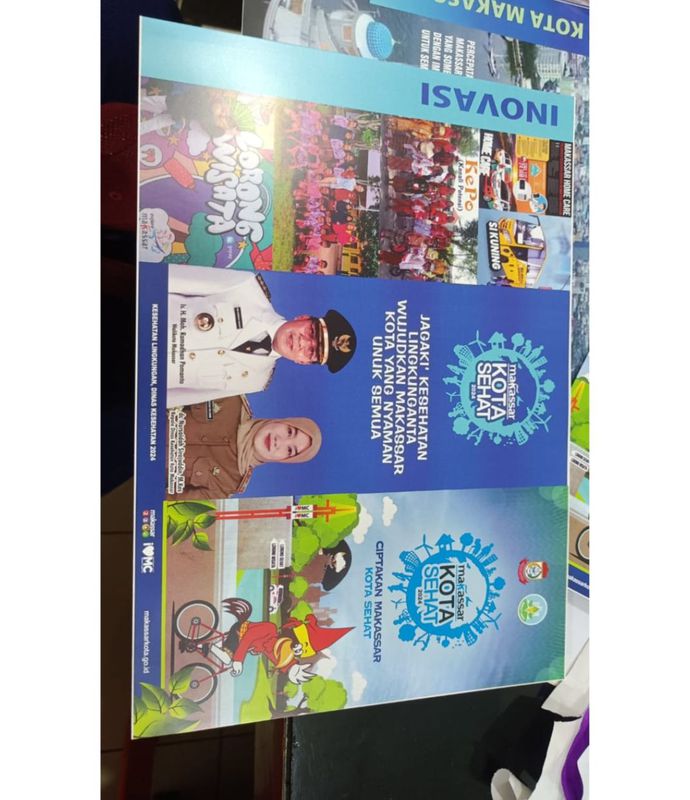 Brosur/Leaflet fullcolour A4 timbal balik