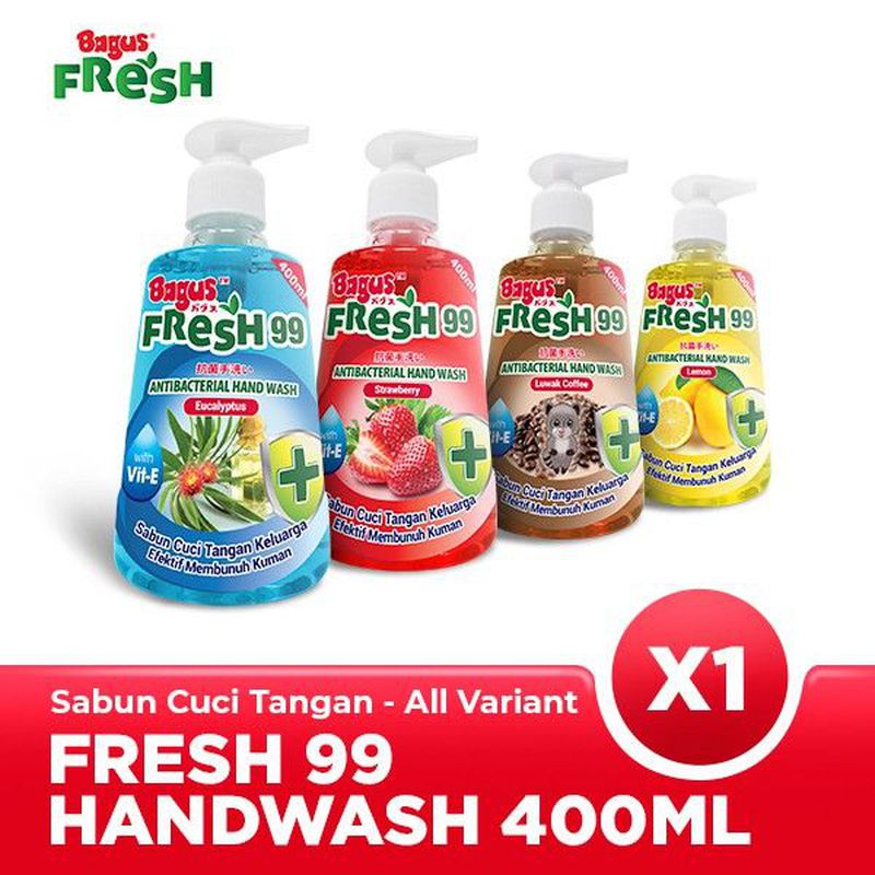 BAGUS HAND SOAP BOTOL 400ml - EUCALYPTUS