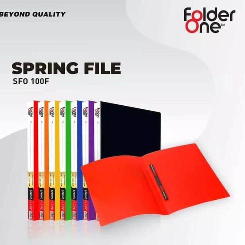 Map Spring File Ukuran Folio/F4 Merk Folder One