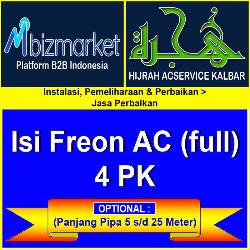 ISI FREON (FULL) AC 4 PK - 8 Meter