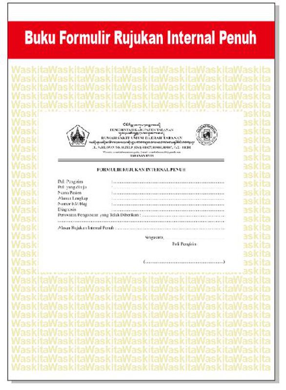 Buku Formulir Rujukan Internal Penuh