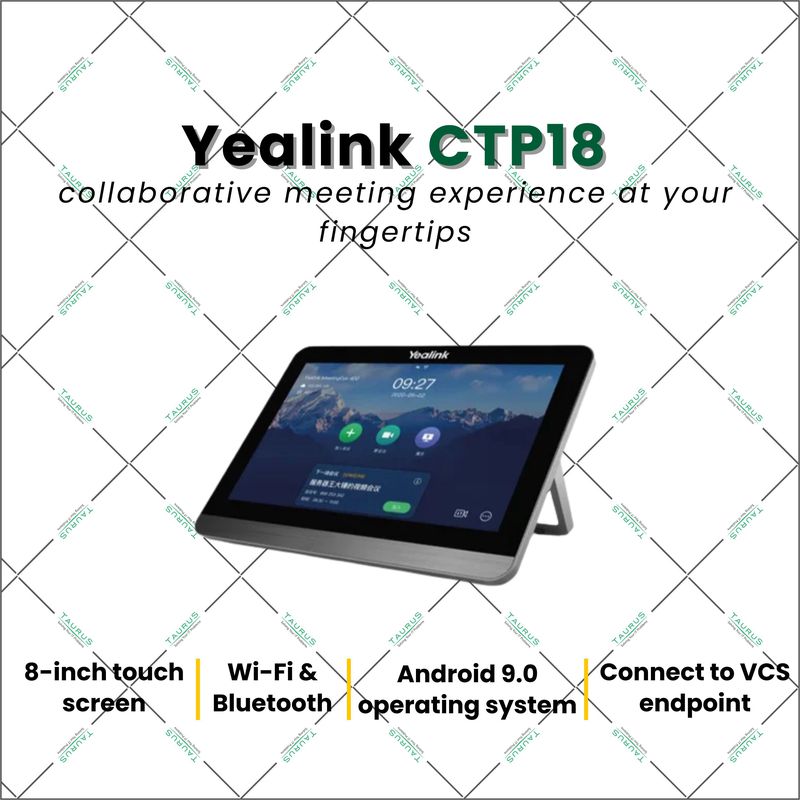Yealink CTP18 collaborative meeting experience at your fingertips