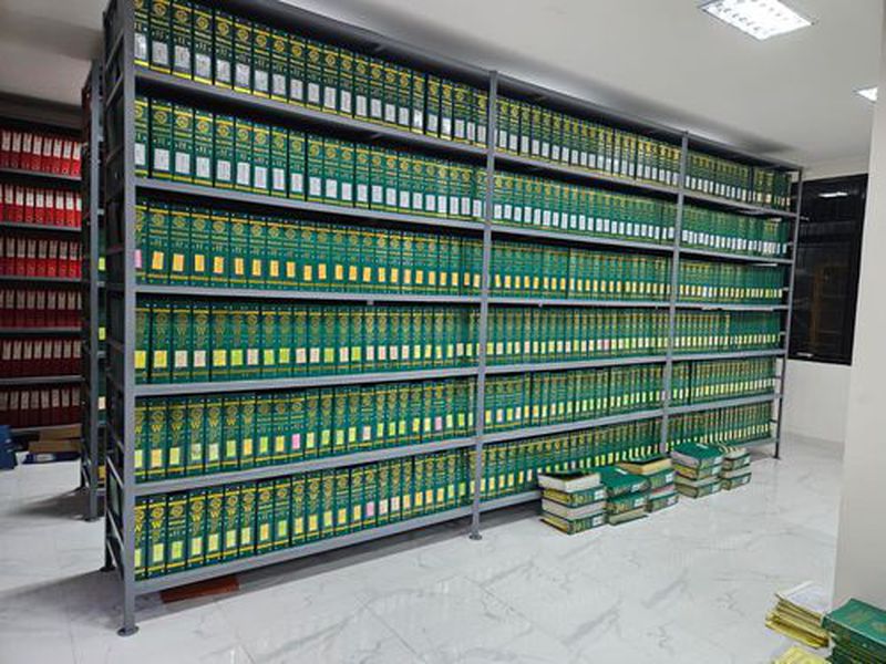 RAK ARSIP CUSTOM Rak 7 ambalan 6m x 70cm x 3m (Ambalan Plat Besi) - PKM ...