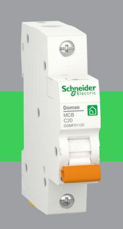 Schneider Electric NEW DOMAE MCB - 1P 6A - DOMF01106 - 16A