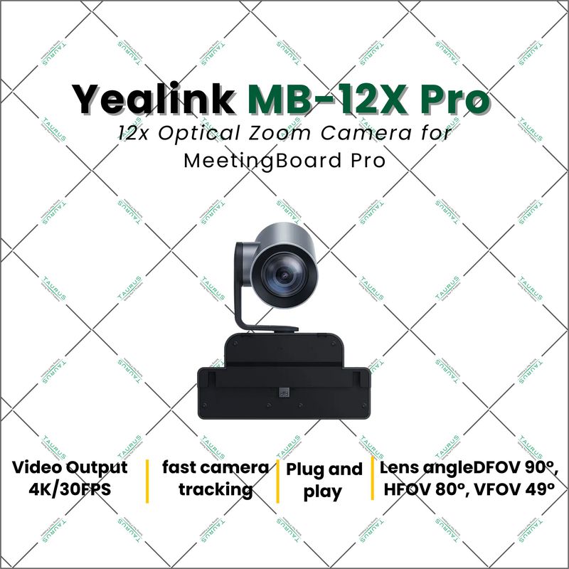 Yealink MB-12X Pro 12x Optical Zoom Camera for MeetingBoard Pro