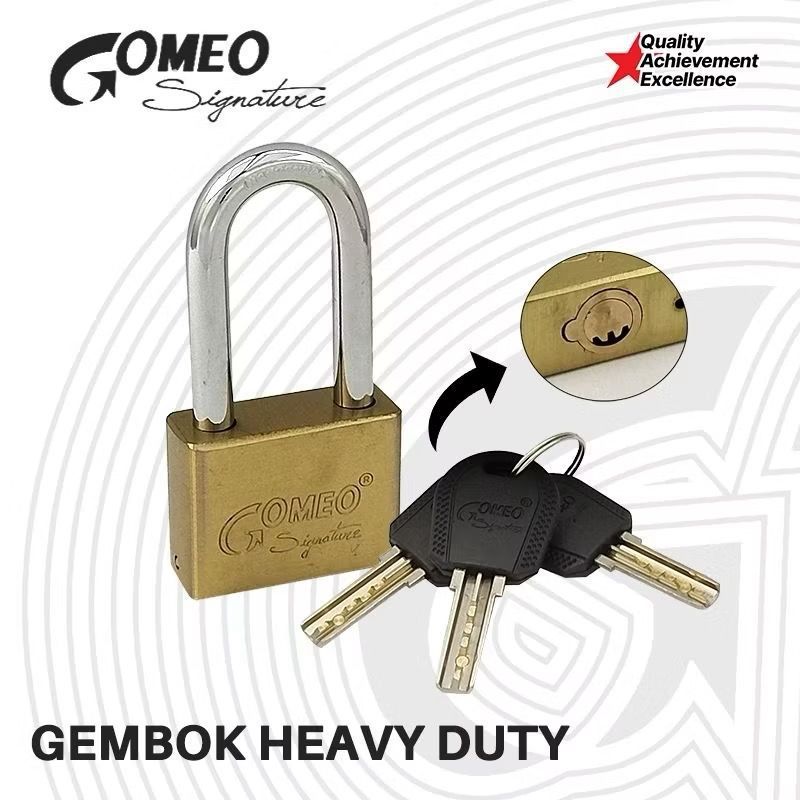Gembok Heavy Duty Leher Pendek - S60 Mm