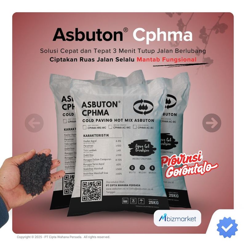 Aspal Instan: Asbuton Cphma Untuk Bahan Tambalan Cepat Mantab