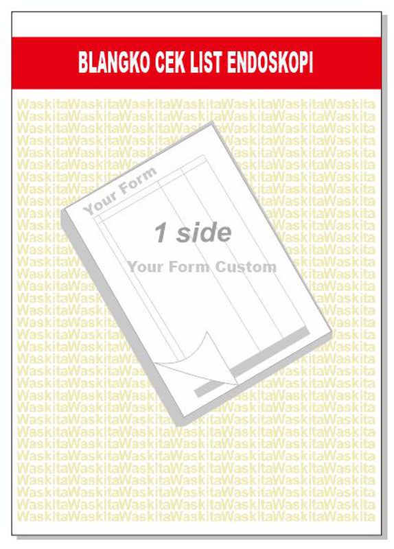 Blangko Cek List Endoskopi