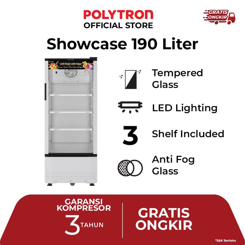 SHOWCASE POLYTRON SCN-140X 3 RAK140 LITERS