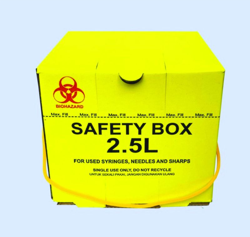 Safety Box 2,5L dengan inner plastik +tali