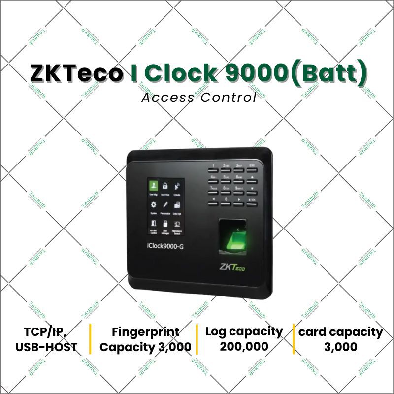 ZKTeco I Clock 9000 Batt Access Control