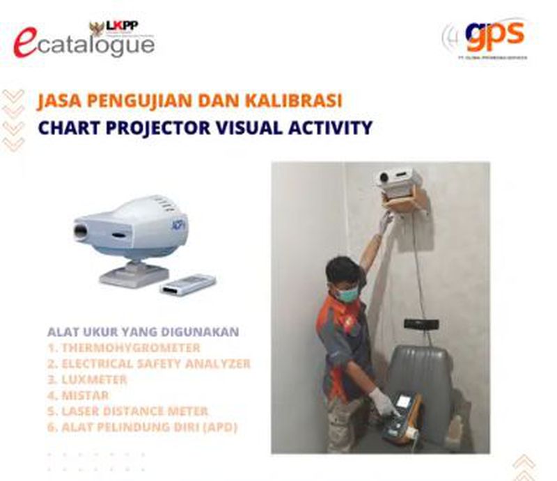 Jasa Pengujian dan Kalibrasi Alat Kesehatan Auto Chart Projector