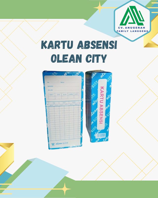 KARTU ABSENSI OLEAN CITY