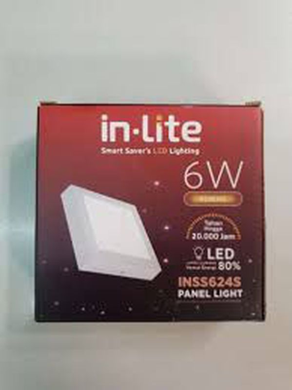 Lampu Downlight LED Panel 6 Watt (outbow) Inlite