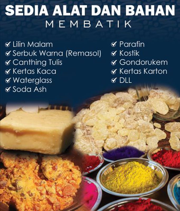 Paket bahan pelatihan membatik