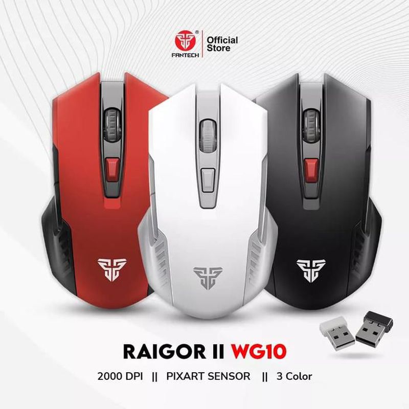 Mouse Fantech Raigor II WG10 (Wireless Mouse)