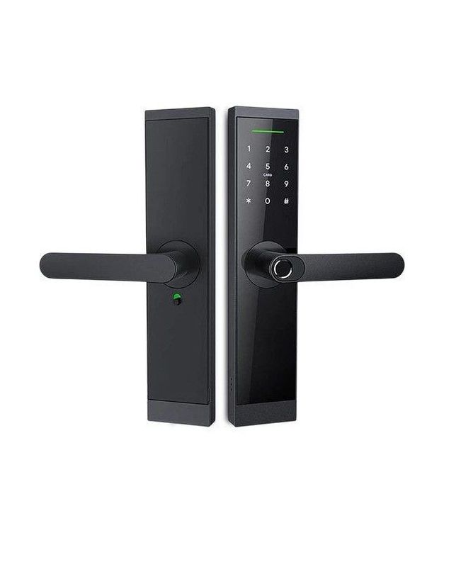 Smart Door Lock (Handle Pintu) Krisbow Sync Smart Zenit (R/L) BLACK ...