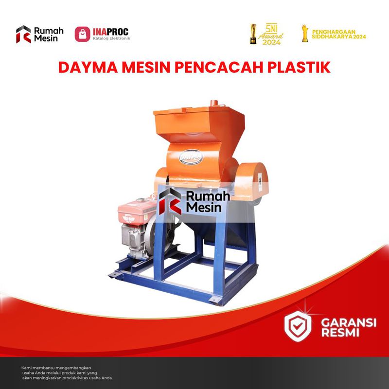 Dayma Mesin Pencacah Plastik