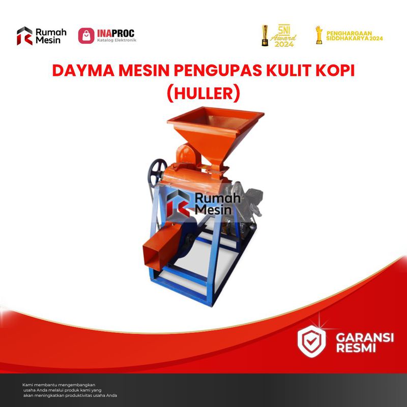 Dayma Mesin Pengupas Kulit Kopi (Huller)