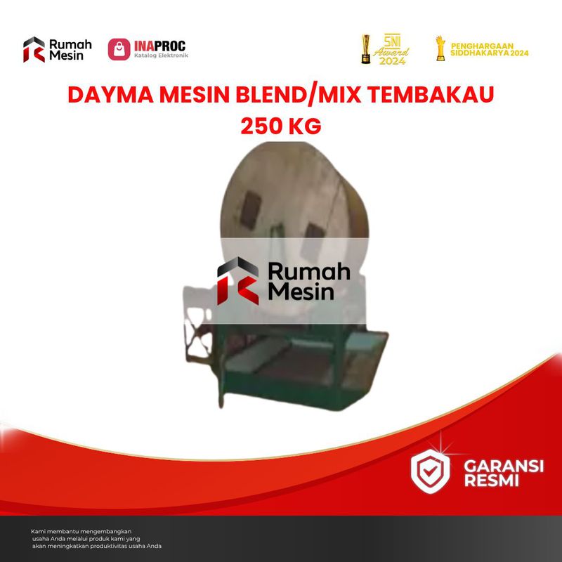 Dayma Mesin Blend/Mix Tembakau 250 Kg