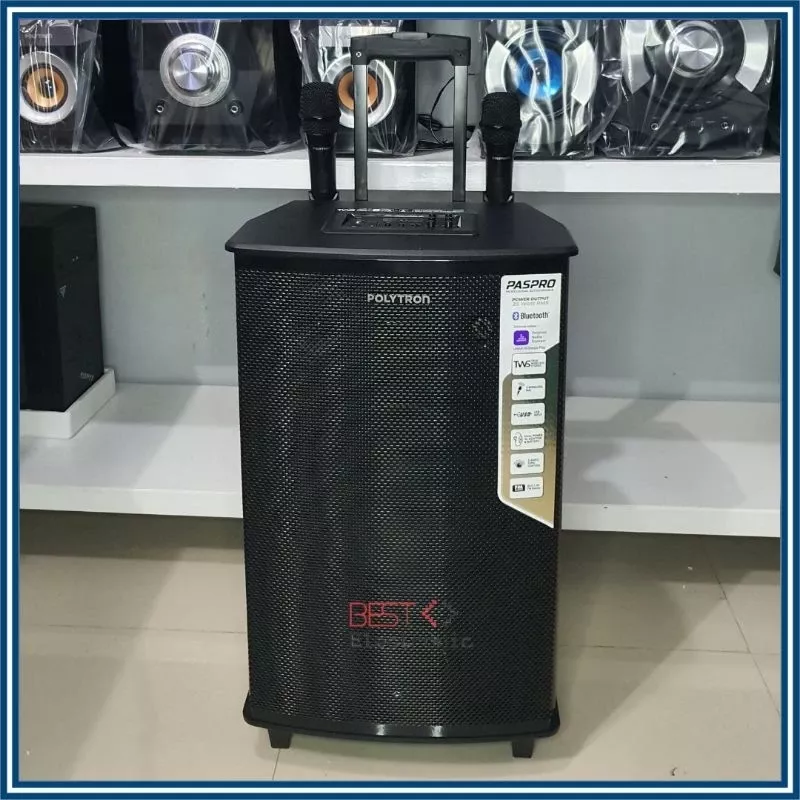 SPEAKER MEETING POLYTRON PAS PRO 10F6 PORTABLE PROFESSIONAL ACTIVE SPEAKER