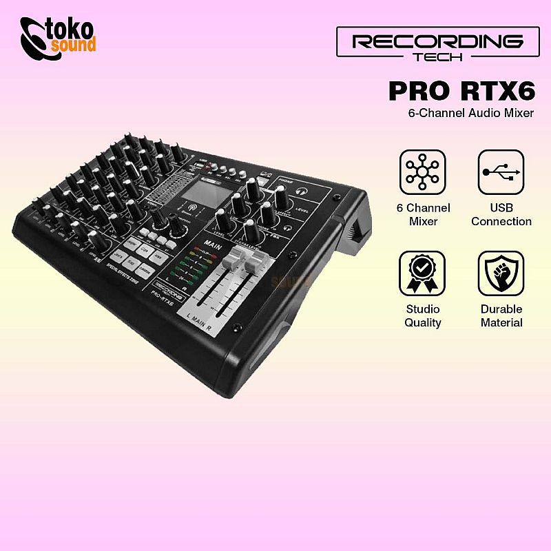 Mixer Recording Tech Pro RTX6