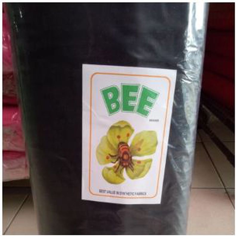 KAIN TULLE | KAIN TILE | KAIN JARING MERK BEE WARNA HITAM