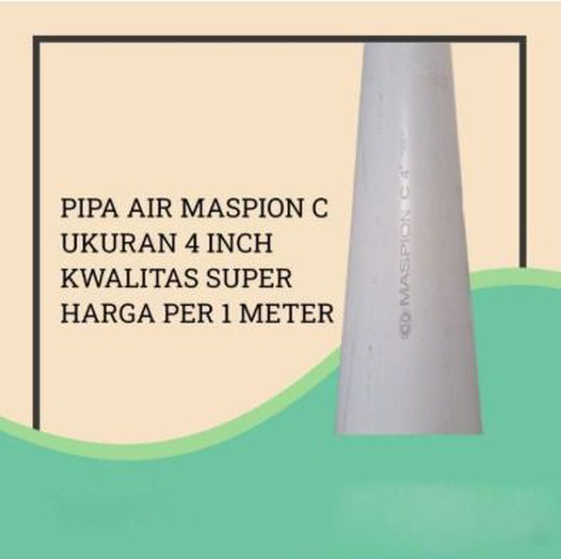 PIPA PVC 4" MASPION