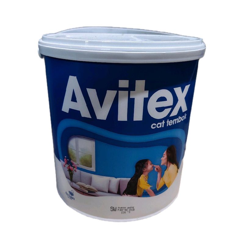 CAT TEMBOK AVITEX INTERIOR 5 KG - WHITE