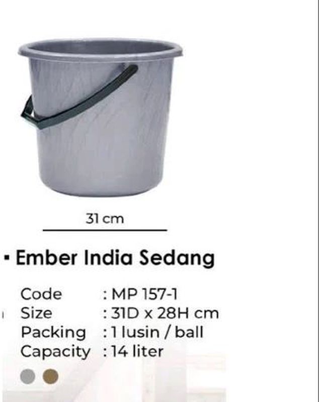 Perlengkapan Kamar Mandi (Ember dan Gayung) - Ember Sedang
