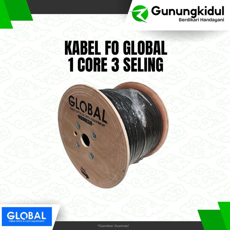 Kabel FO GLOBAL 1 core 3 Seling