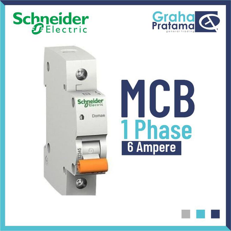 MCB 1 Phase 6A Schneider