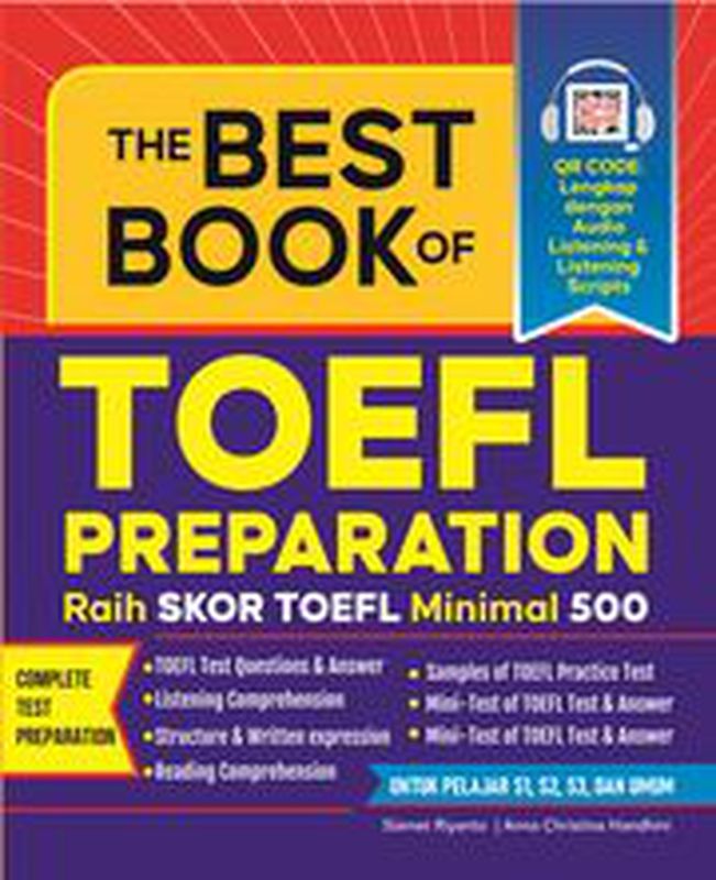 The Best Book of TOEFL Preparation - Raih Skor TOEFL Minimal 500